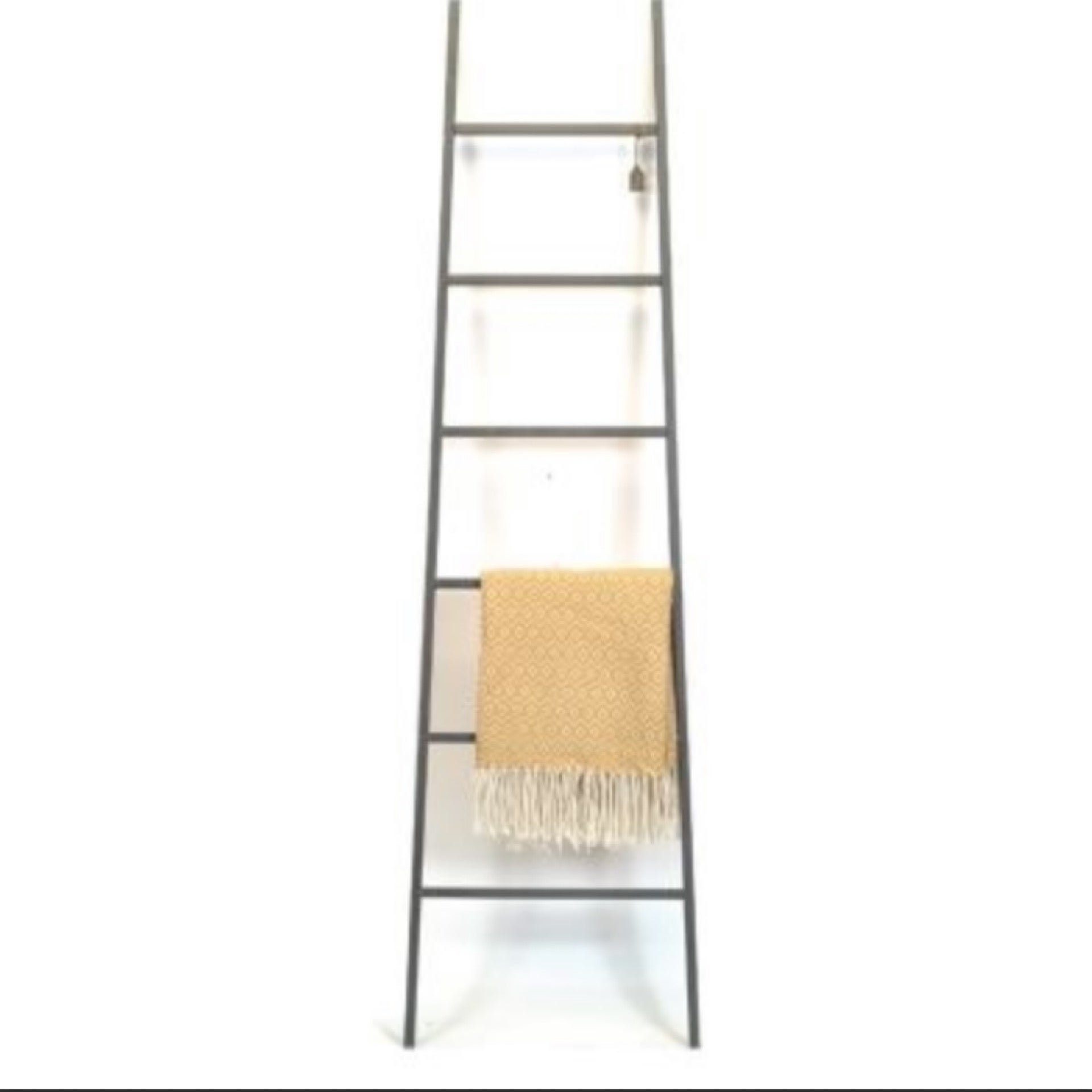 Ladder - Black Metal Display Ladder - 2 sizes - 8178, 8177 | Barn & Bunkie